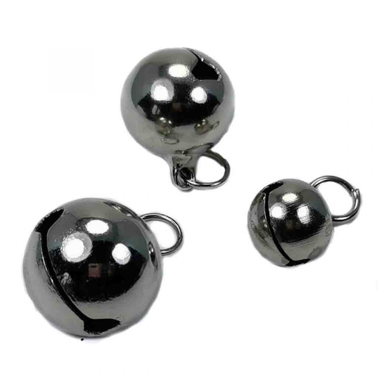 Cascabel metálico nikel - Lanas Garla