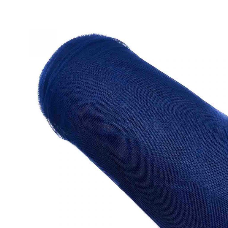 Tela Tul Liso Azul Marino - Lanas Garla