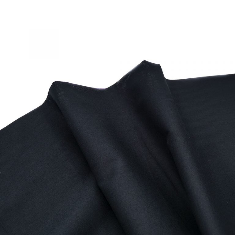 Tela de Forro de Algodón Negro - Lanas Garla